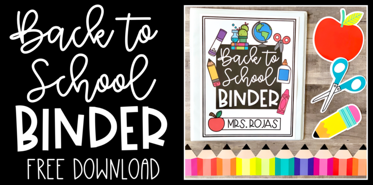 Creating a Back to School Binder - Create Teach Share