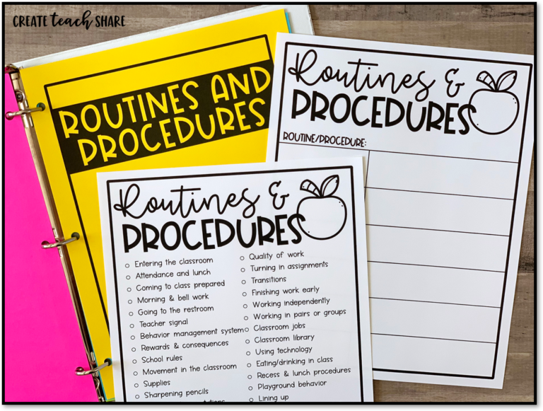 Creating a Back to School Binder - Create Teach Share