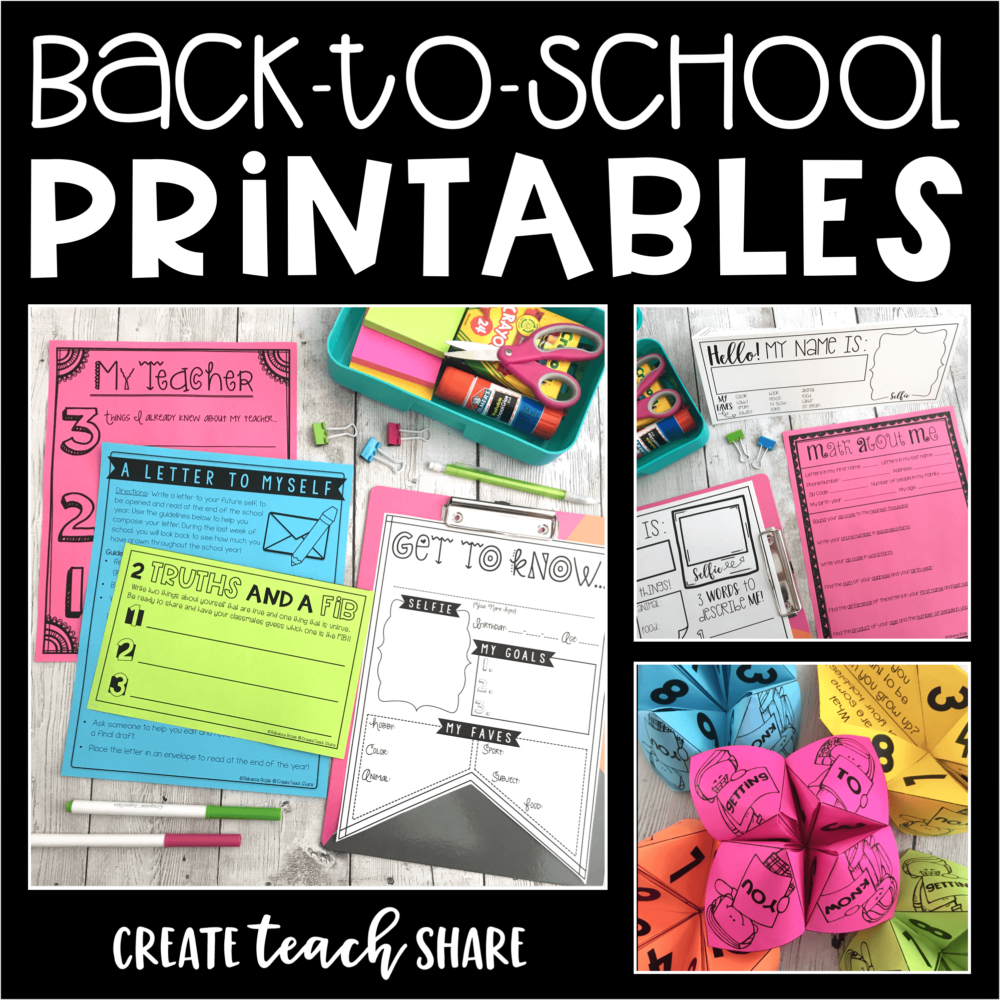 Creating a Back to School Binder - Create Teach Share