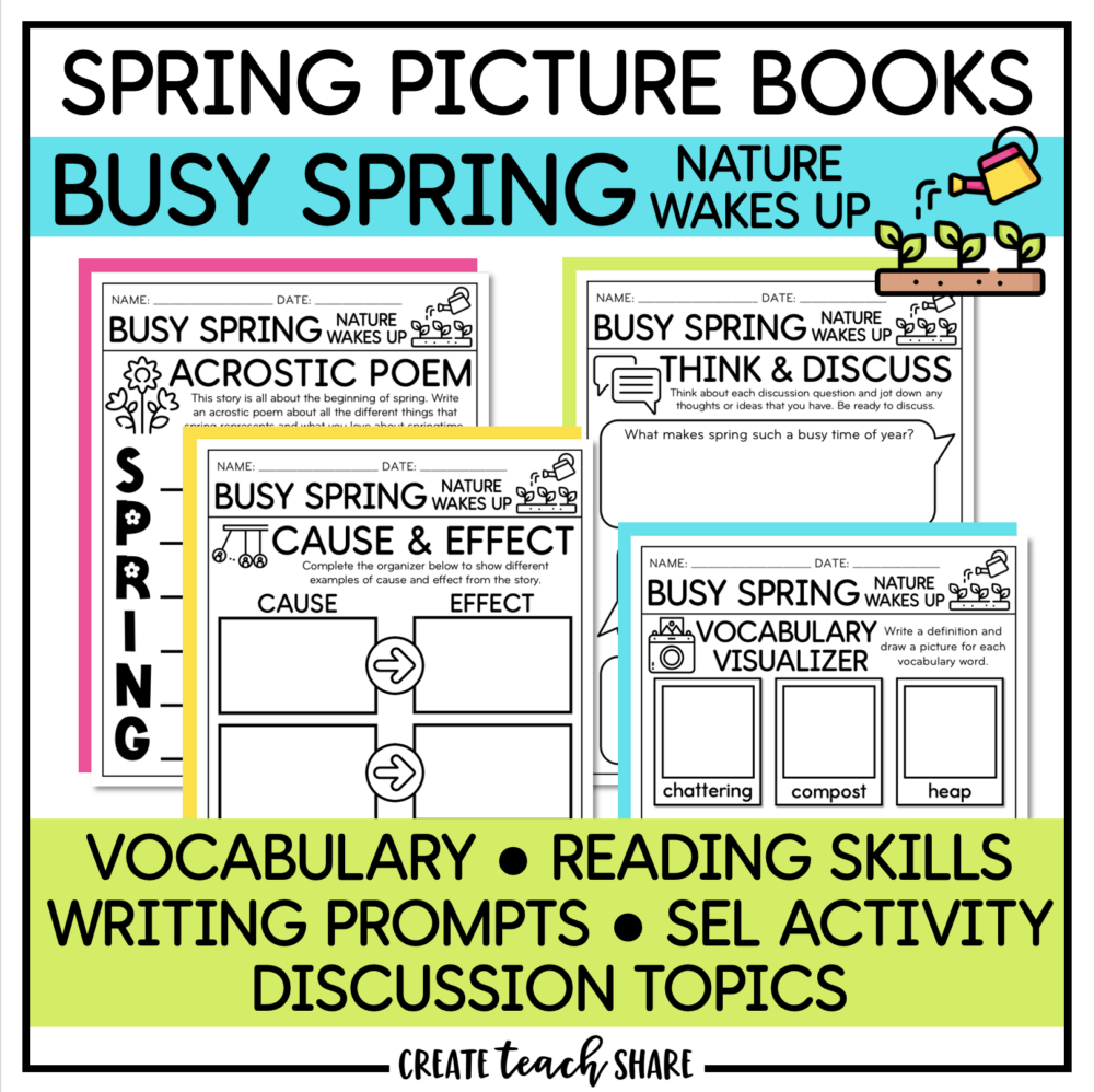 Spring Picture Books for Upper Elementary - Create Teach Share
