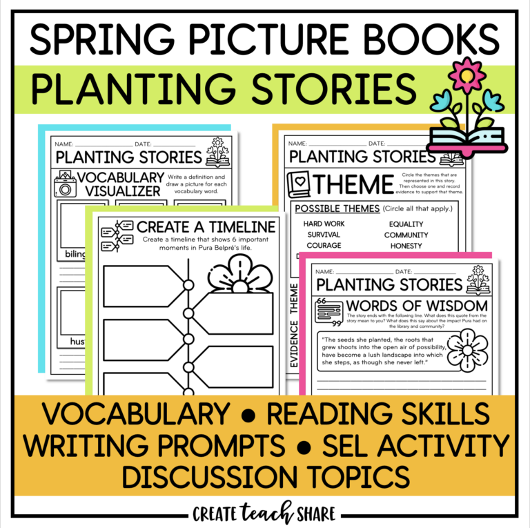 Spring Picture Books for Upper Elementary - Create Teach Share