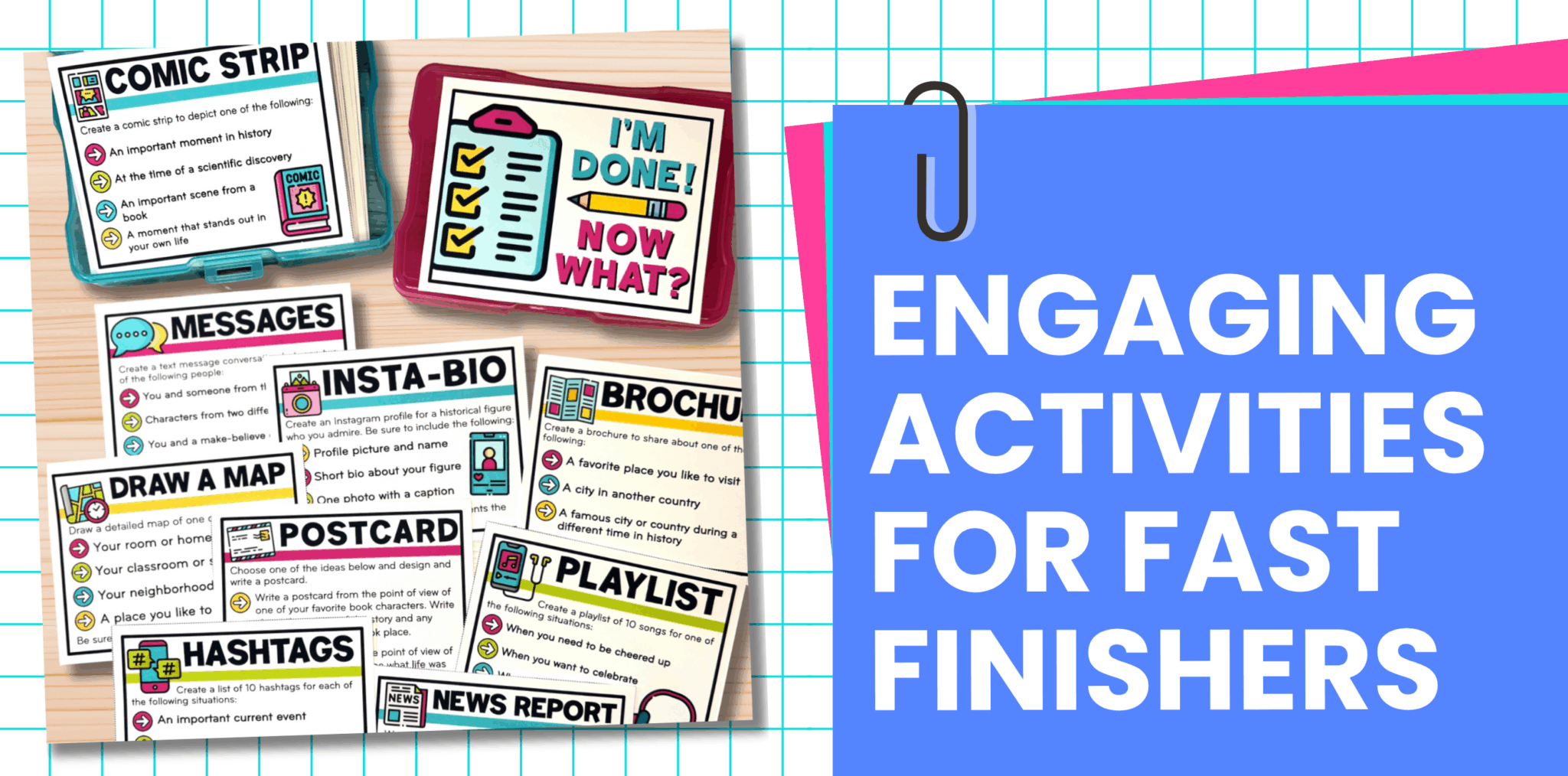 24 Engaging Activities for Fast Finishers - Create Teach Share